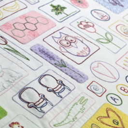 Stitch Therapy 365 online stitch-a-long by Hugs 'n Kisses