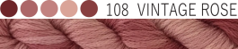CGT Hand-dyed #108 – Vintage Rose